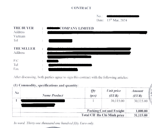 Certified Translation of Sales Contracts from English to Vietnamese ...